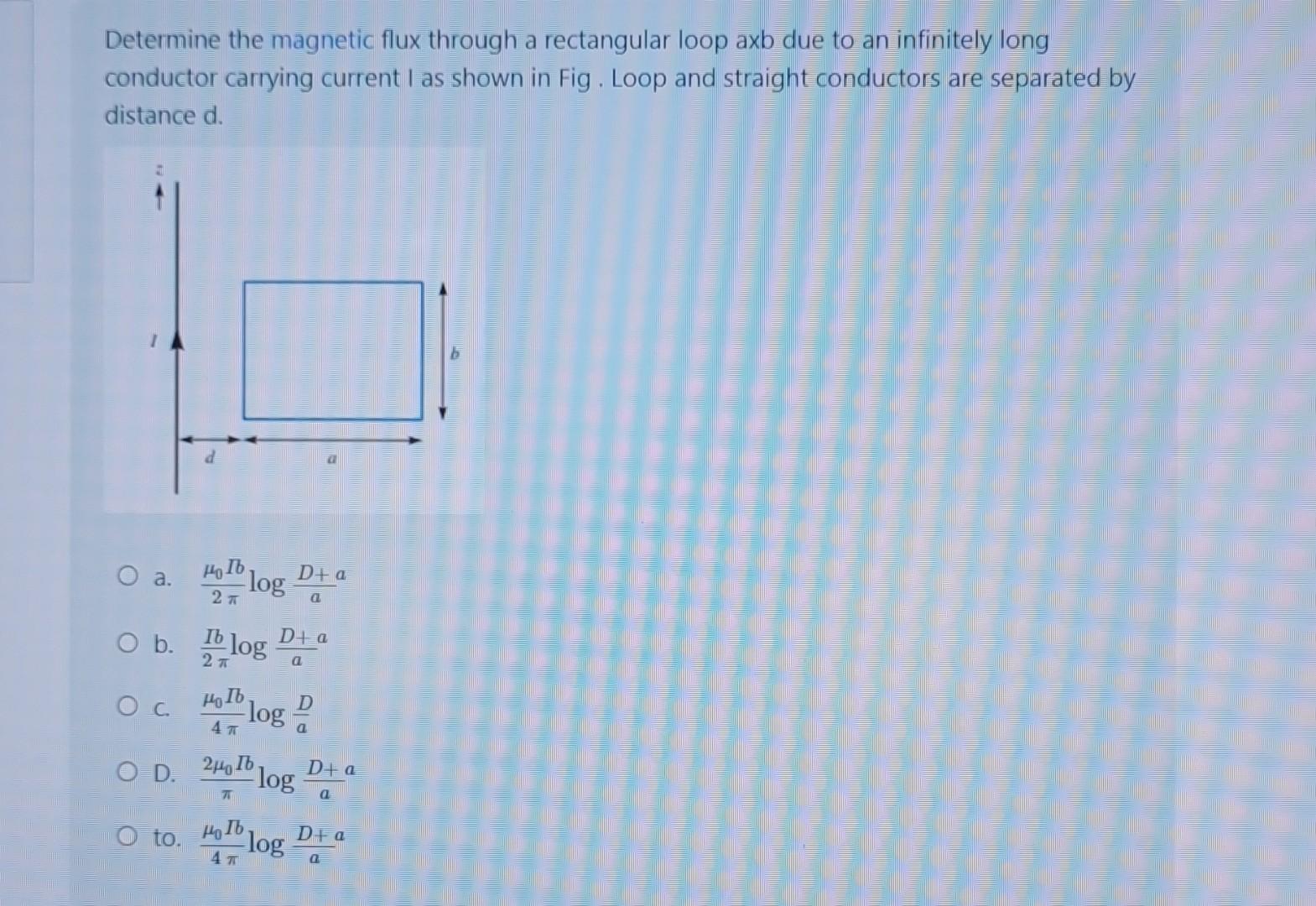 Solved Determine the magnetic flux through a rectangular | Chegg.com