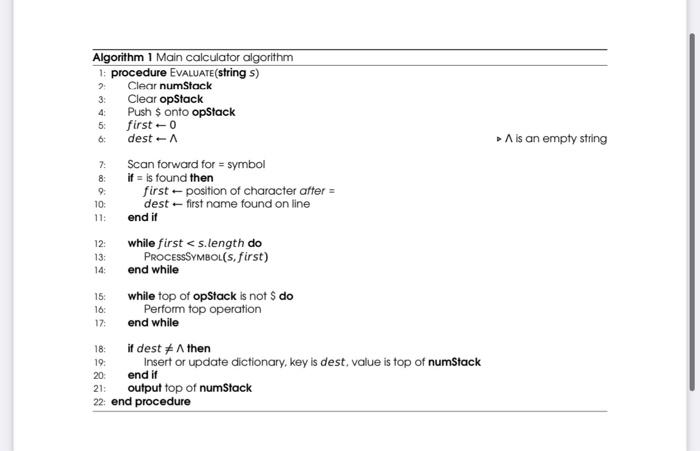 Solved Goal Develop a program that implements a | Chegg.com