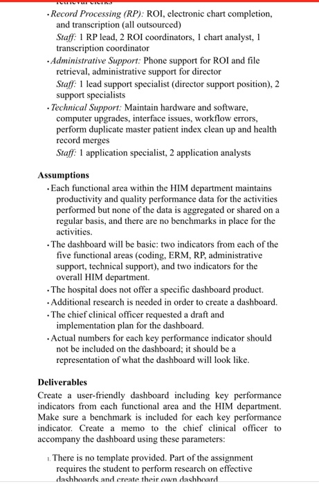 Case Study Objectives Research best practices for | Chegg.com