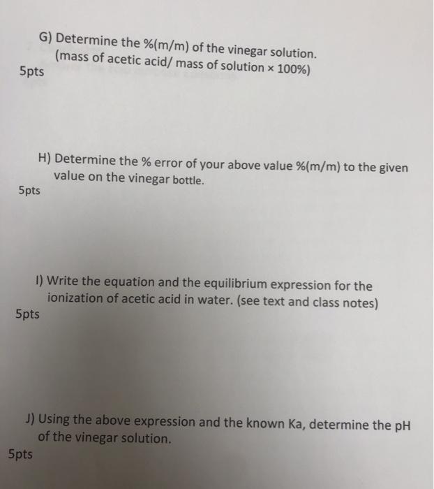 Solved 5 Primary Data: 11pts. A) Molarity of NaOH: 0.4936 | Chegg.com