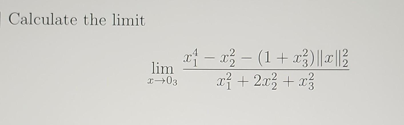 Solved Calculate the limit | Chegg.com