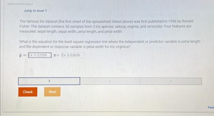The famous iris dataset (the first sheet of the | Chegg.com
