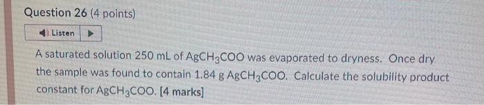 Solved The molar solubility of Pb3(PO4)2 is 6.3×10−12. Find | Chegg.com