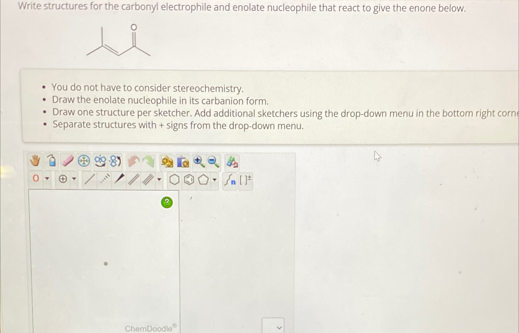 Solved Write structures for the carbonyl electrophile and | Chegg.com