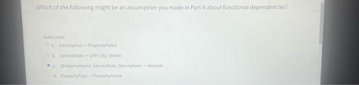 Solved Which of the following might be an assumption you | Chegg.com