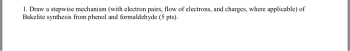 Solved 1. Draw a stepwise mechanism (with electron pairs, | Chegg.com