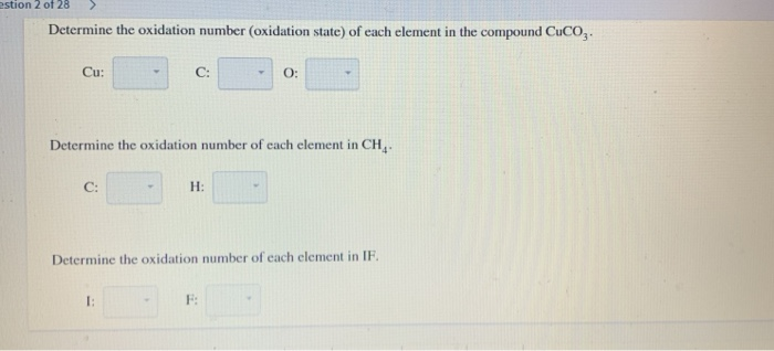 Solved ution 1 of 28 > Determine the oxidation state of Cl | Chegg.com