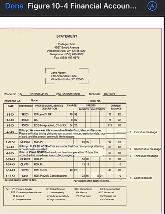 Assignment - Manually Post A Courtesy AdjustmentUse | Chegg.com
