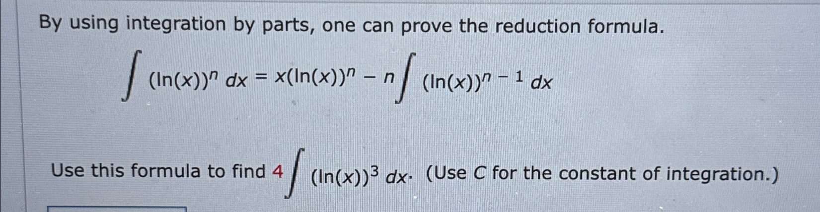 Solved By using integration by parts, one can prove the | Chegg.com