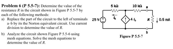 Solved Problem 6 P 5 5 7 Determine The Value Of The