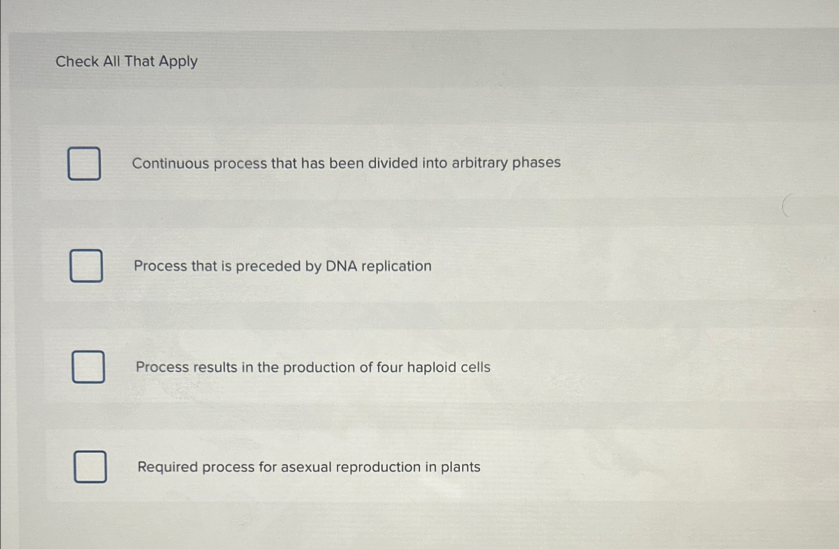 Solved Check All That ApplyContinuous process that has been | Chegg.com