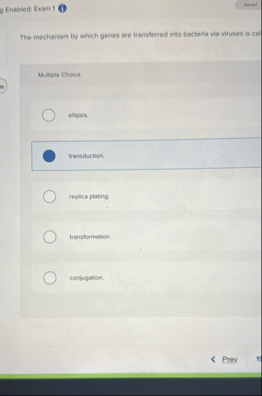 Solved Enabled: Exam 1 (i)The mechanism by which genes are | Chegg.com
