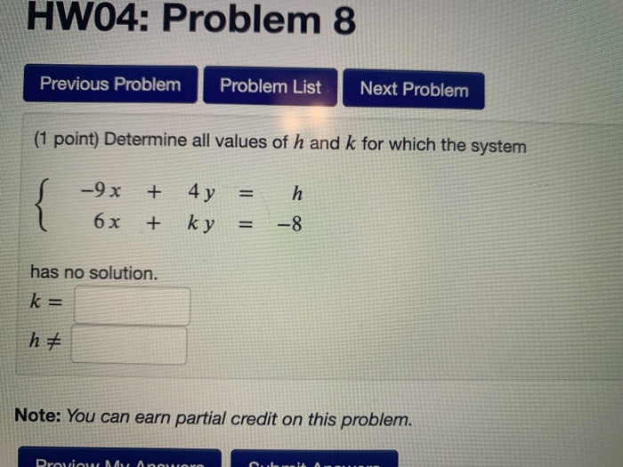 Solved HW04: Problem 8 Previous Problem Problem List Next | Chegg.com