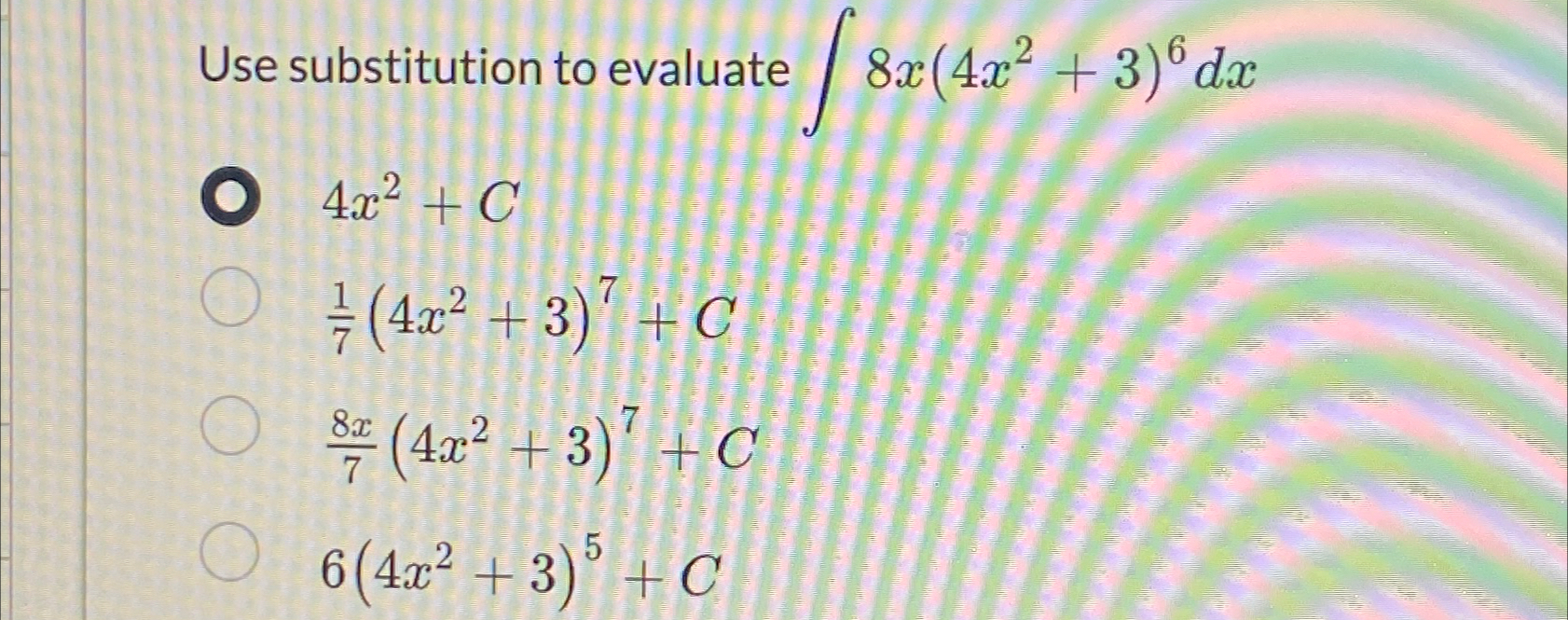 Solved Use substitution to evaluate | Chegg.com