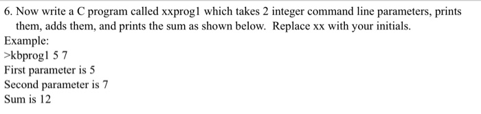 Solved C program. My output should. e similar as the example | Chegg.com