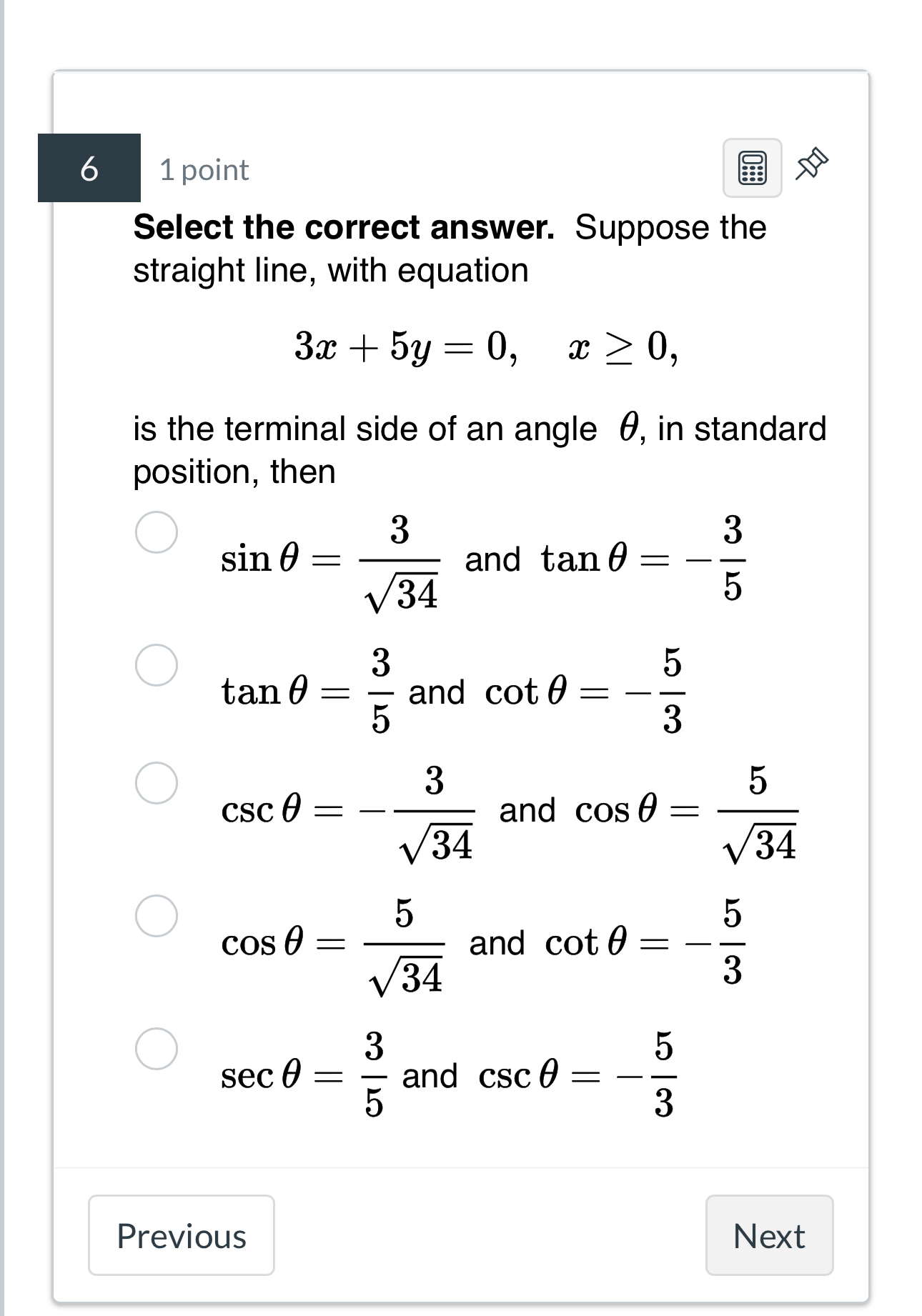 Solved Select the correct answer. Suppose thestraight line, | Chegg.com