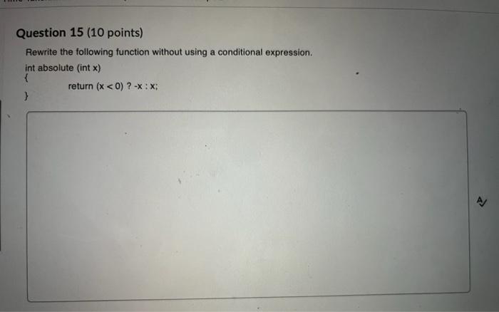 Solved Question 5 (10 points) Write a nested decision | Chegg.com