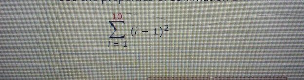 Solved Use the properties of summation and the Summation | Chegg.com