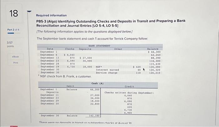 Solved Required information PB5-3 (Algo) Identifying | Chegg.com