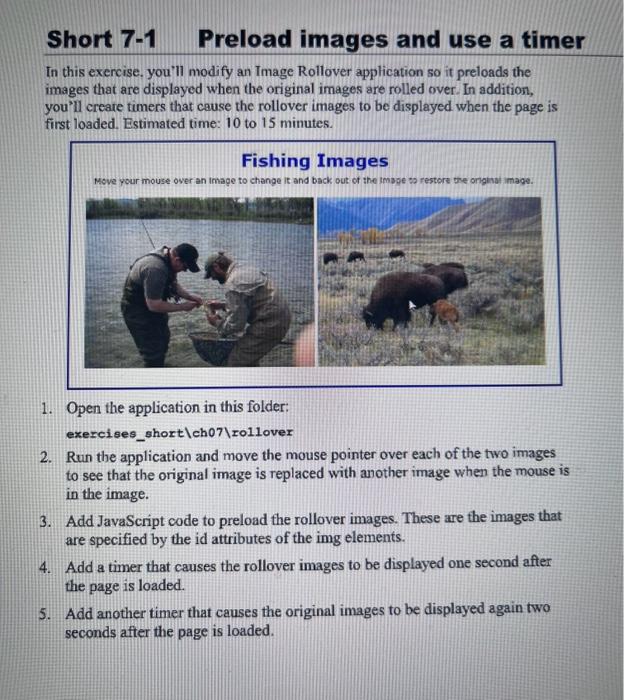 Solved In this exercise. you'll modify an Image Rollover | Chegg.com