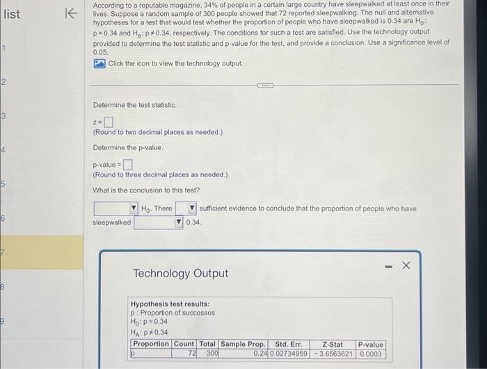 Solved According to a reputable magazine, 34% of people in a | Chegg.com