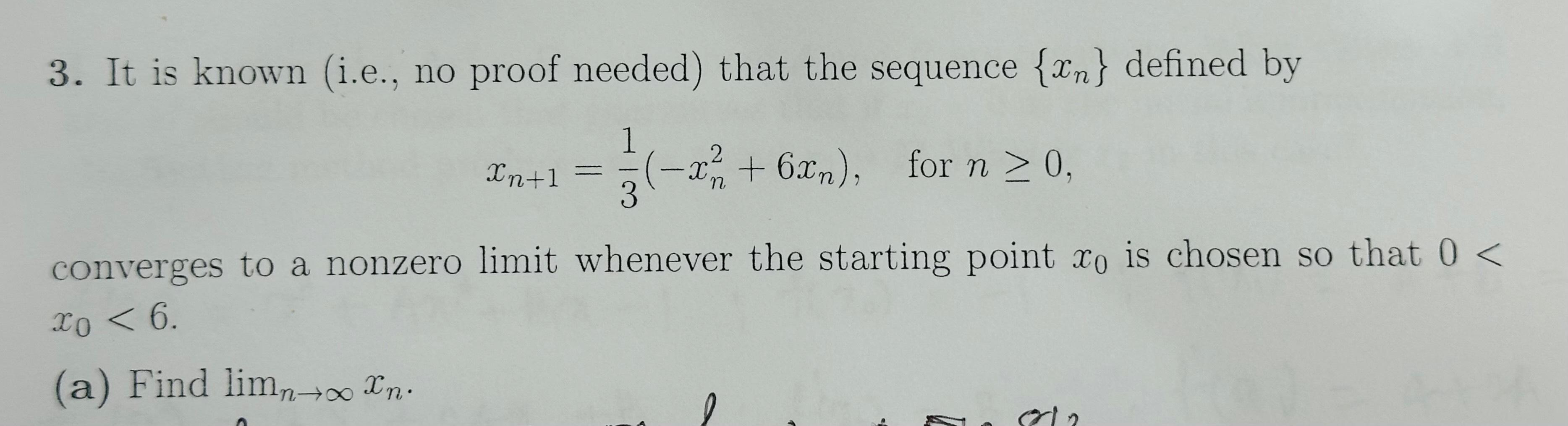Solved It is known (i.e., ﻿no proof needed) ﻿that the | Chegg.com