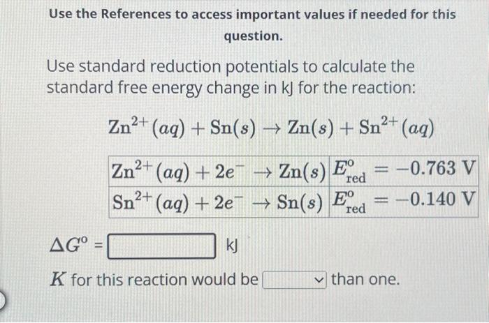 Solved Use the References to access important values if | Chegg.com