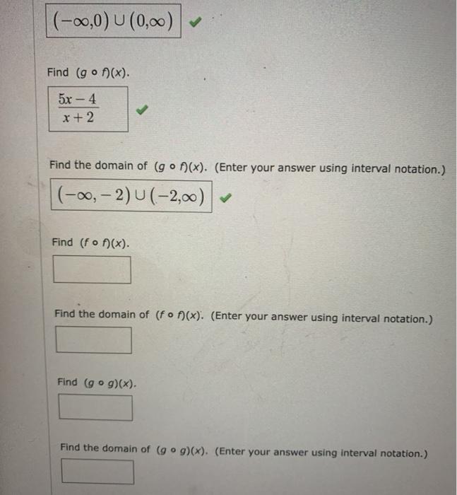 Solved Express the function Fin the form fogon (Enter your | Chegg.com