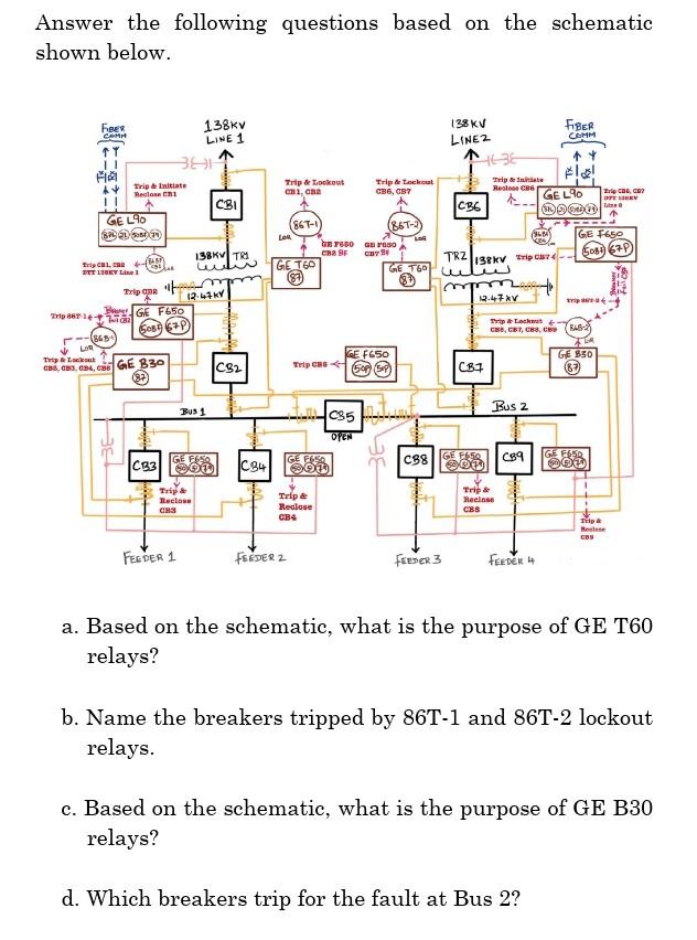 Solved Answer the following questions based on the schematic | Chegg.com