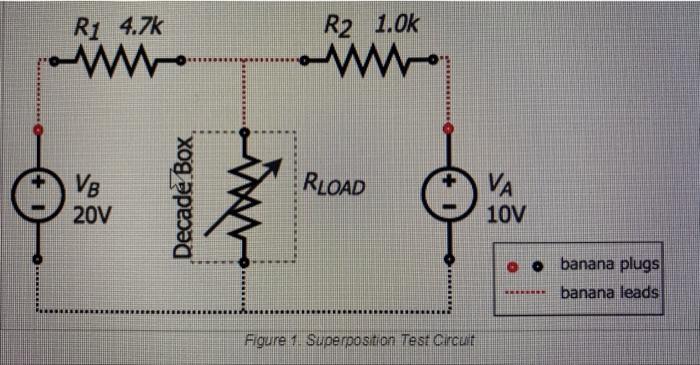 Solved a) For the Superposition Test Circuit in the lab | Chegg.com
