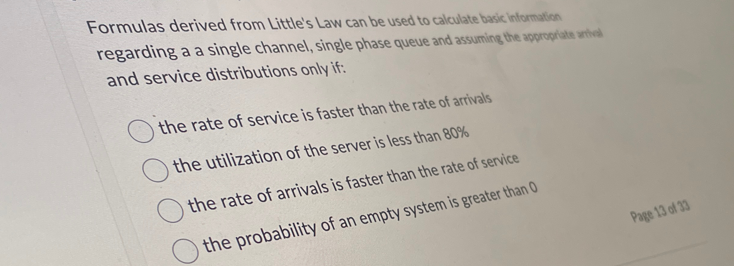 Solved Formulas derived from Little's Law can be used to | Chegg.com
