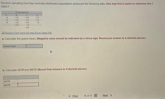 Solved c. Caiculate SSE and MSE. (Round final answers to 4 | Chegg.com