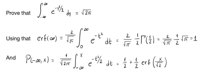 Solved Where erf(x) is the error function and Γ is the gamma | Chegg.com