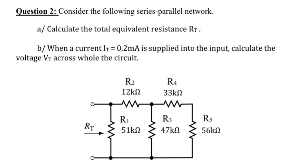 Solved Question 2: Consider the following series-parallel | Chegg.com