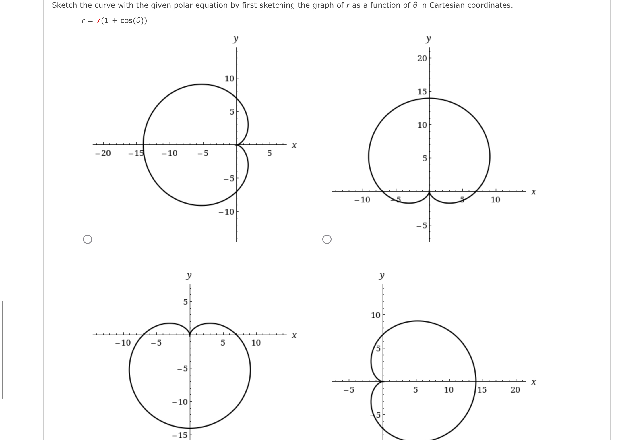 Solved Sketch the curve with the given polar equation by | Chegg.com