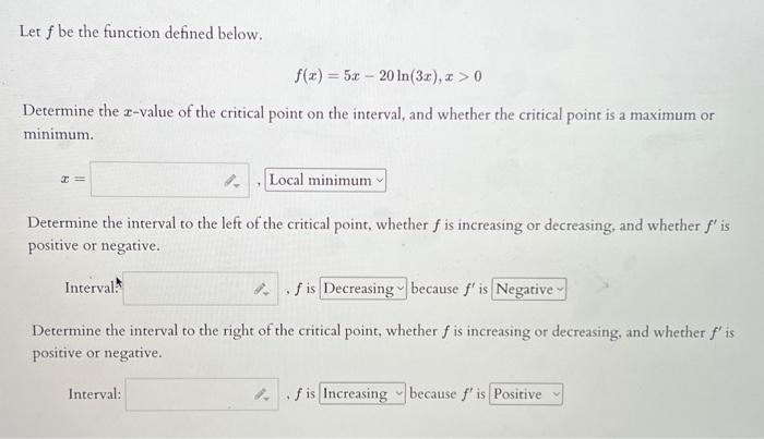 Solved Let f be the function defined below. | Chegg.com