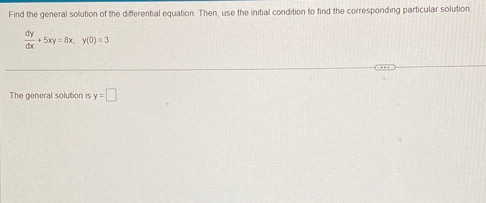 Solved Find the general solution of the differential | Chegg.com