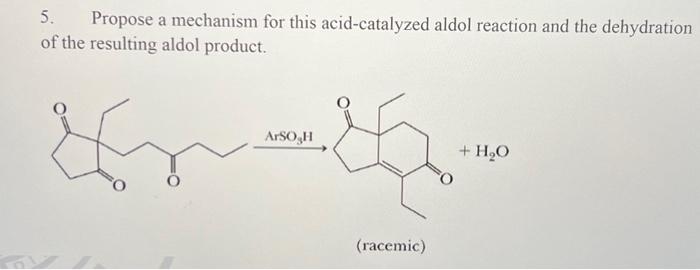 Acid Catalyzed Aldol Reaction