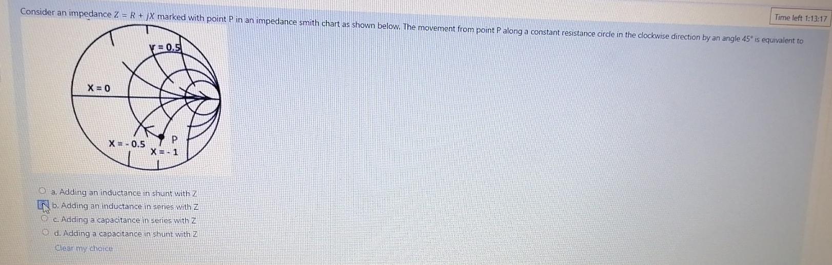 Solved Consider an impedance Z = R + X marked with point Pin | Chegg.com