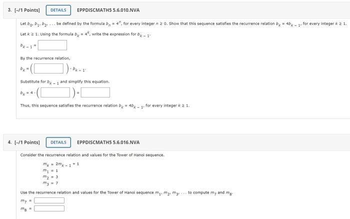 Solved 3. [-/1 Points] DETAILS EPPDISCMATH5 5.6.010.NVA Let | Chegg.com
