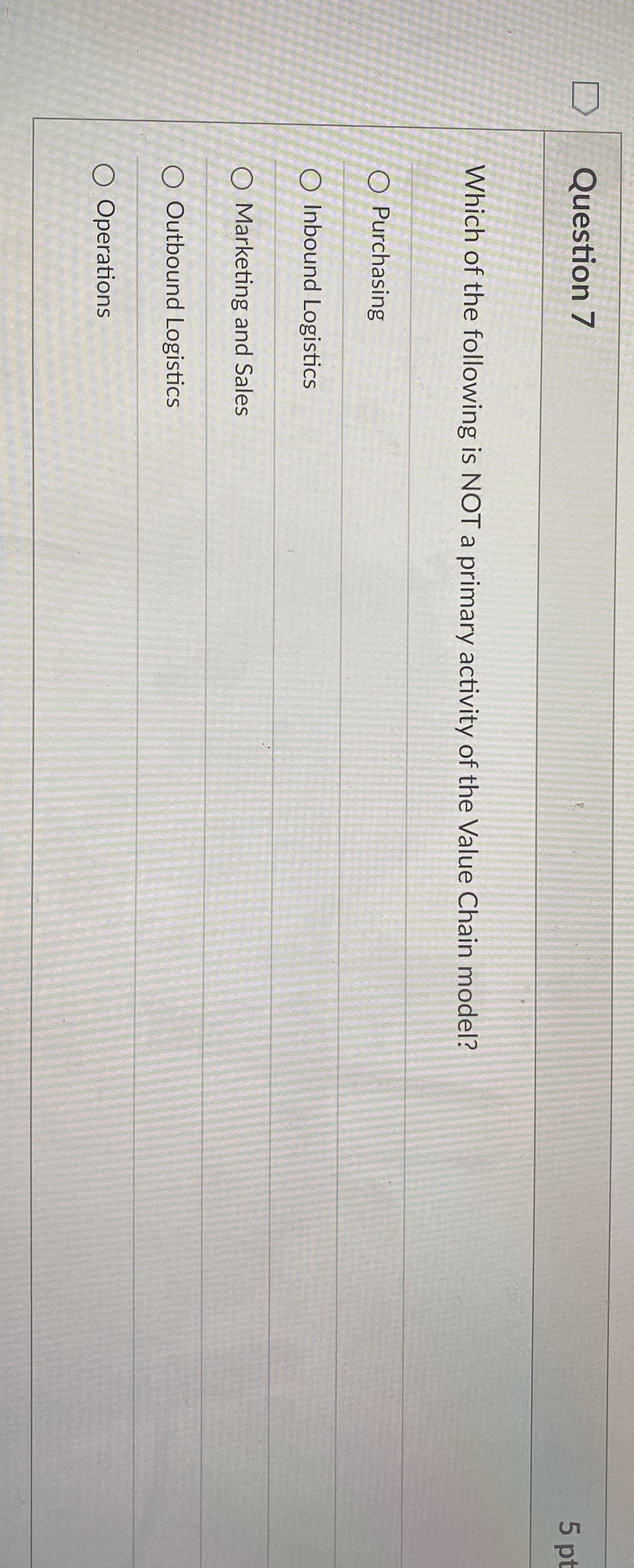 Solved Question 7Which of the following is NOT a primary | Chegg.com