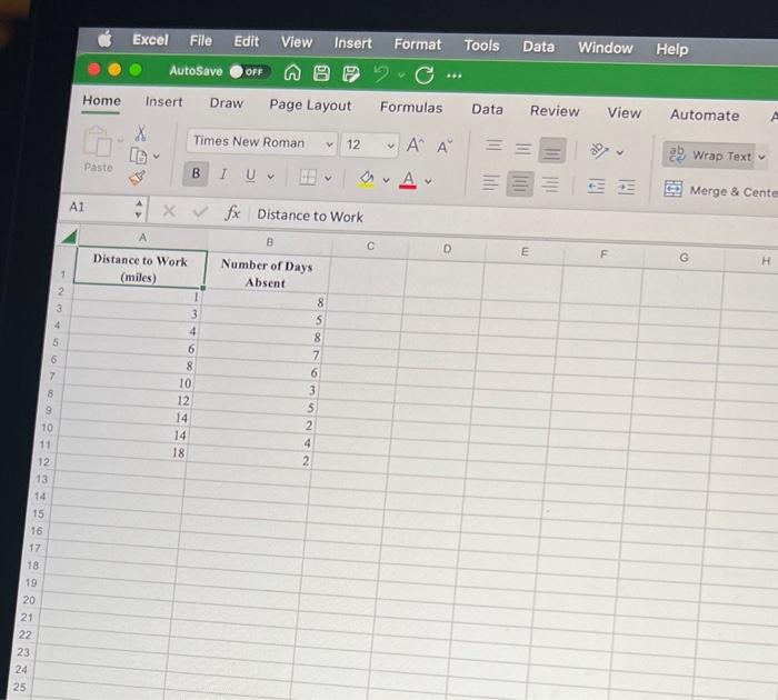 Solved Excel filei datald it, ore It requird, enter | Chegg.com