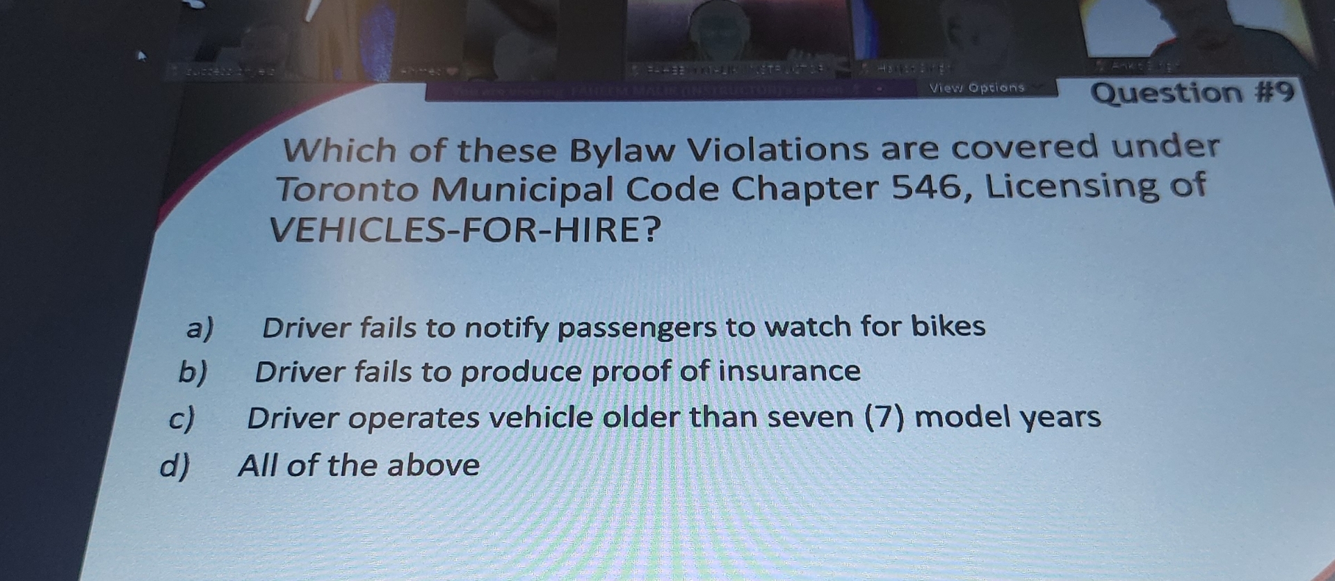 Solved Which of these Bylaw Violations are covered under | Chegg.com