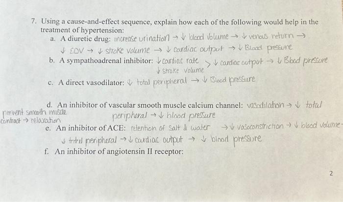 Solved please answer f --> using a cause and effect sequence | Chegg.com