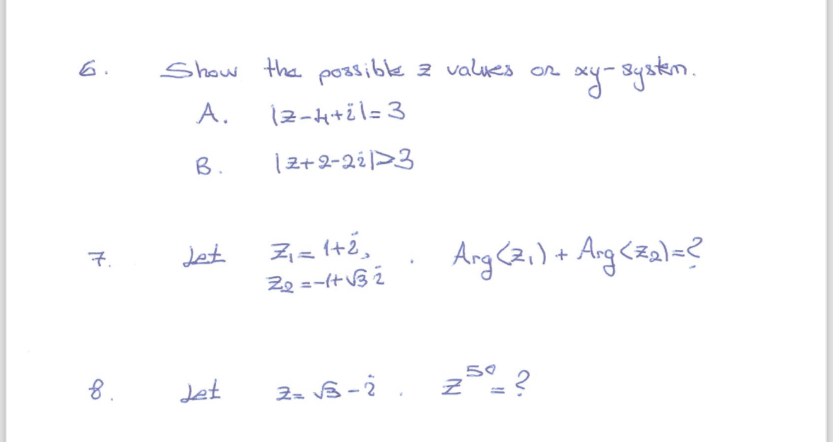 Solved Show the possible z ﻿values on | Chegg.com