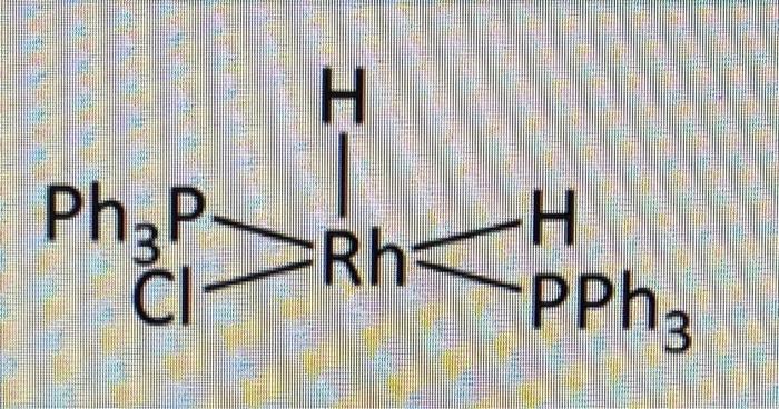 Solved Ph3P....... Pd. Et : Ph3P -I H Ph3P -Н Rh; CH PPh | Chegg.com