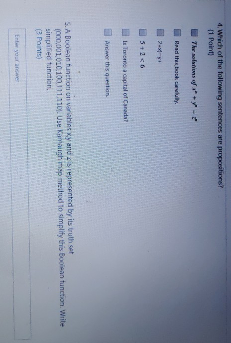 Solved 1. A Boolean function is represented in minterm | Chegg.com