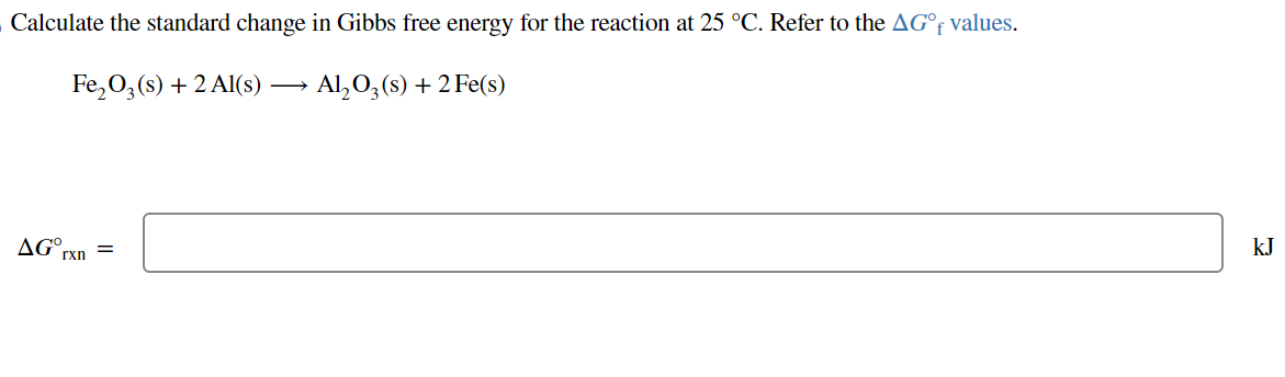 Solved Calculate the standard change in Gibbs free energy | Chegg.com