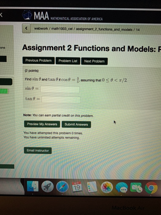 Solved webwork/math1003 cel / assignment_2_functions_and_mo | Chegg.com