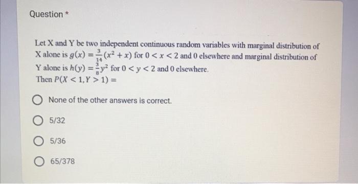 Solved Let X and Y be jointly continuous random variables | Chegg.com